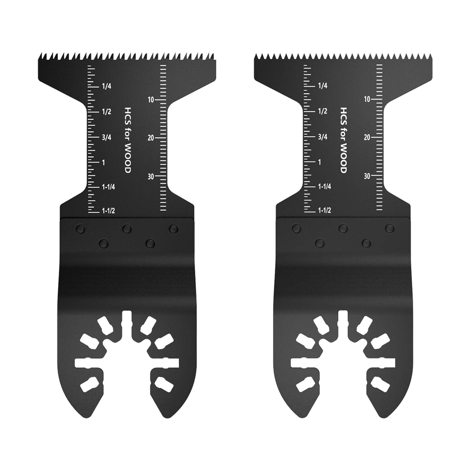 ODOMY 60 PCS Wood/Bi-Metal Universal Oscillating Multitool Quick Release Saw Blades Japan Tooth for Bosch, Craftsman, Fein, Ridgid, Tch, Makita