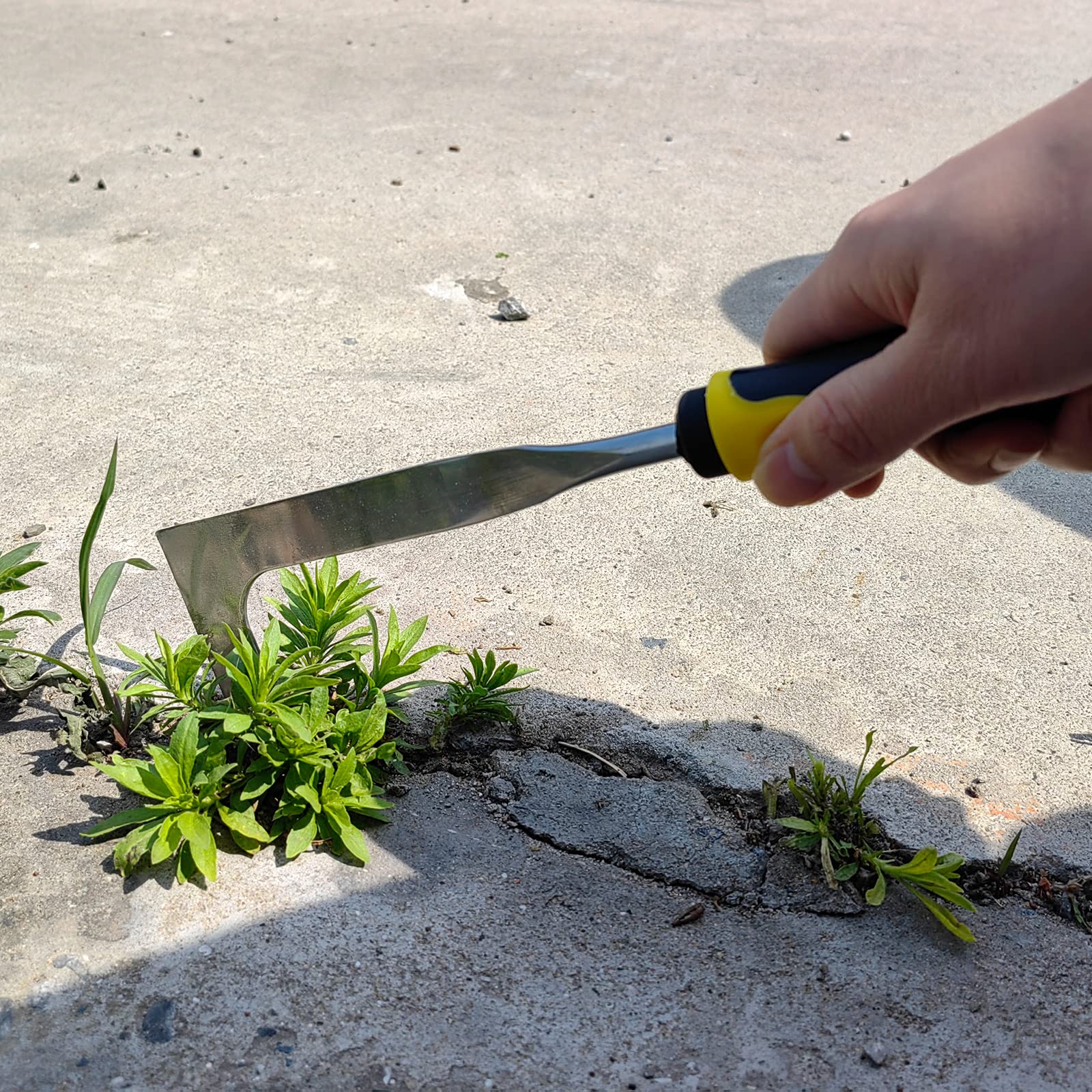 SWANSOFT Crack Weeder, Paver Weed Removal Tool, Crevice Weeding Tool for Sidewalk, Driveway and Garden