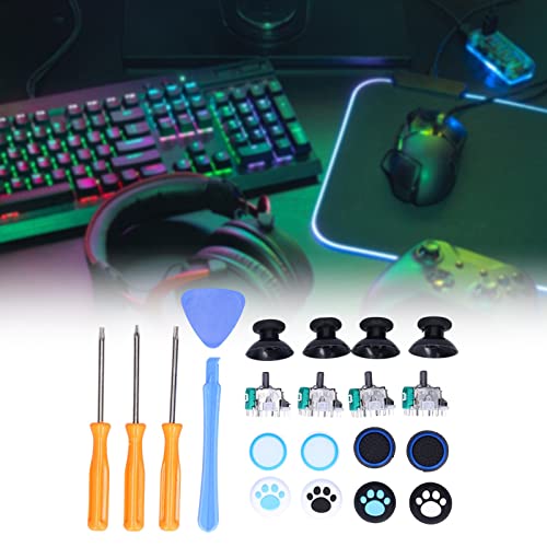 Shanbor Replacement Parts, Controller Analog Joystick Repair Kit Humanized Accurate Non Slip Wear Resistant for Controller