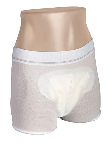 Medline Premium Knit Incontinence Underpants, Medium/Large, 20 to 60", 5 Count (Pack of 20)