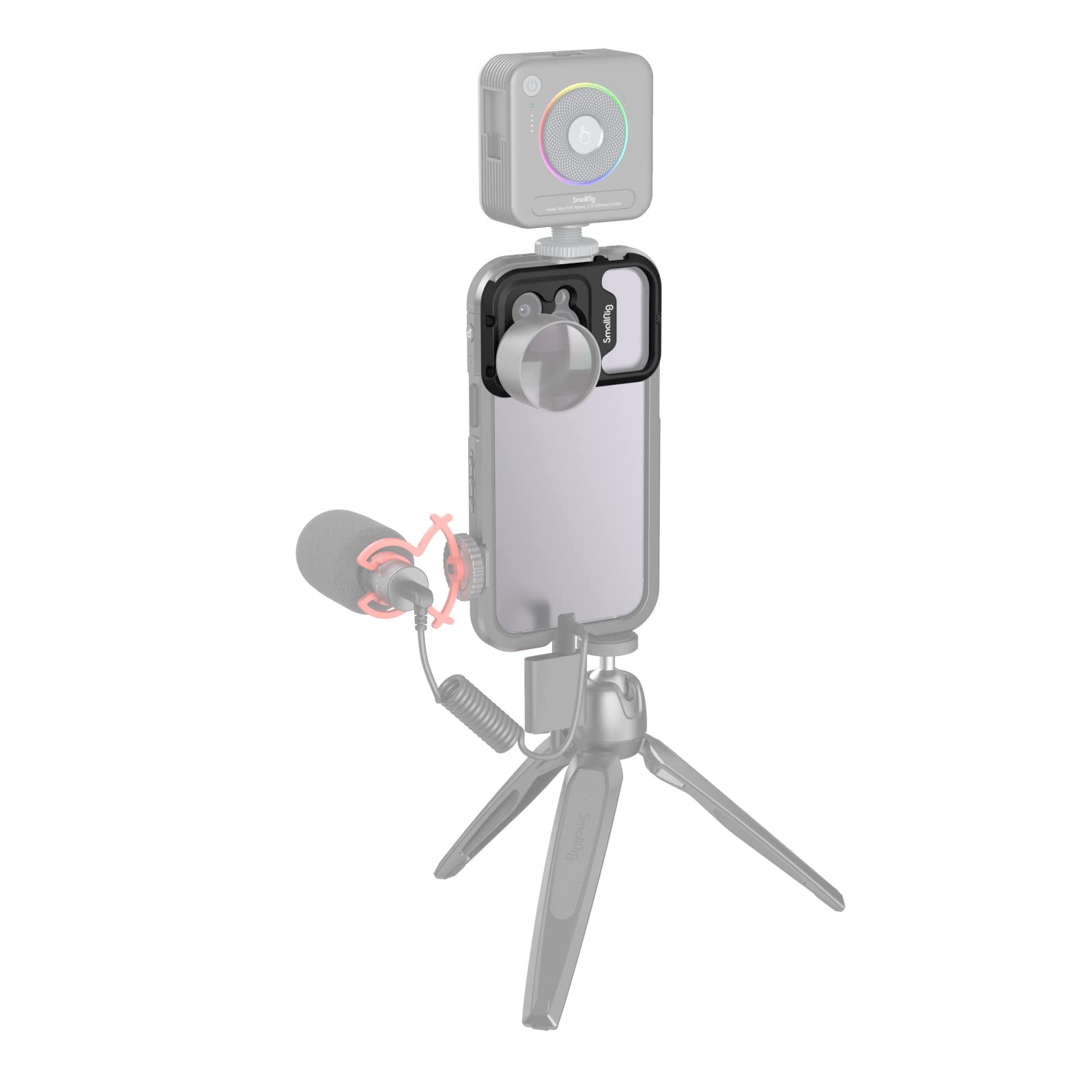 SmallRig 17mm Threaded Lens Backplane for iPhone 14 Pro Max, Aluminum Alloy Lens Backplane Sturdy and Wear-Resistant, Lens Backplane Only for SmallRig Mobile Video Cage 4077 4078 4099