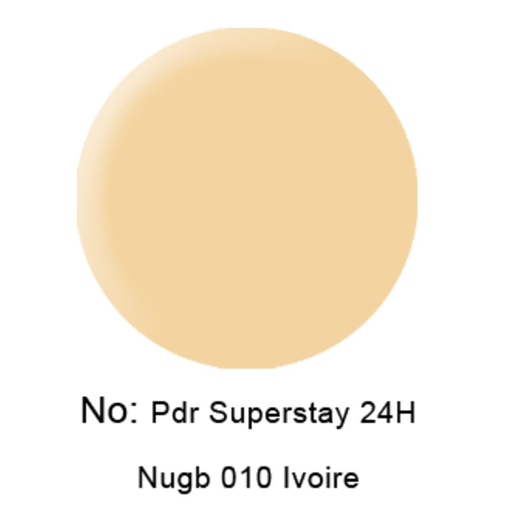 Maybelline Super Stay 24h Waterproof Powder for Flawless Coverage - 010 Ivory 9g