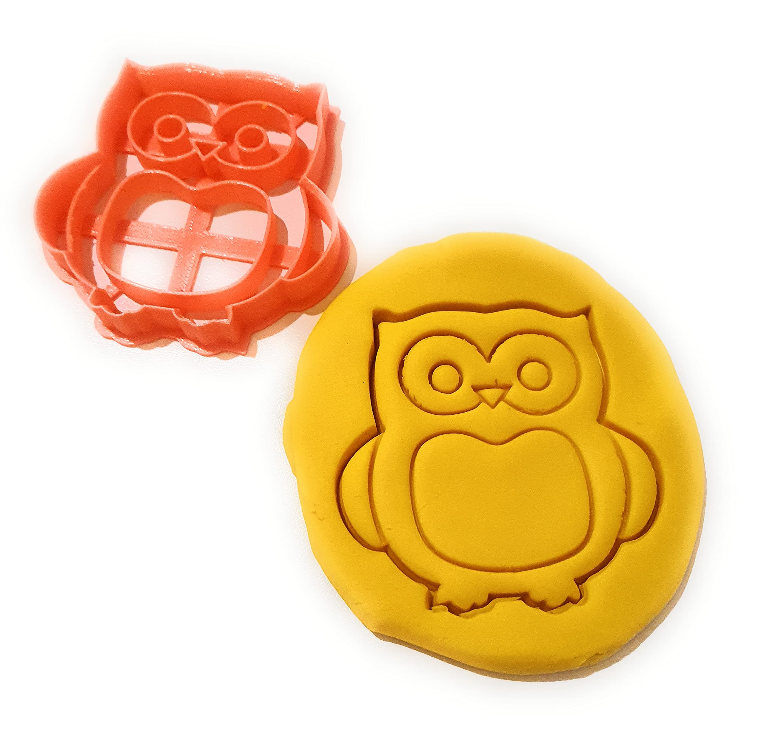 T3D Cookie Cutters Owl Cookie Cutter, Suitable for Cakes Biscuit and Fondant Cookie Mold for Homemade Treats 3.52inch x 3.52inch x 0.55inch