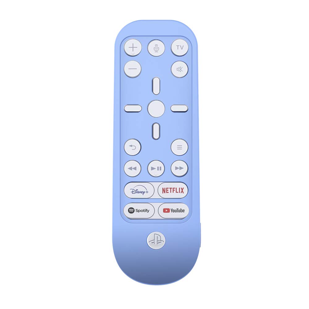 PS5 Silicone Remotes Skin Cover, Anti-Slip Protector Case for Sony Playstation 5 Media Remote (Sky Blue 1)