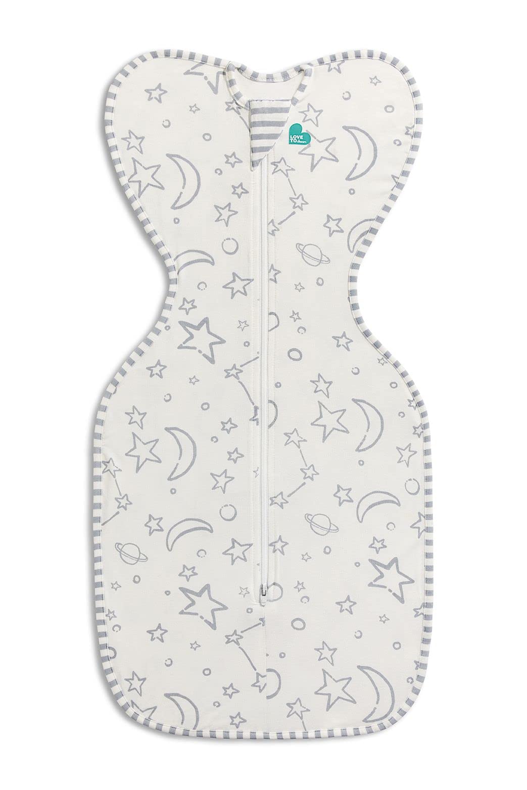 Love to Dream Swaddle UP Silky-Lux 1.0 TOG, Cream, Newborn, 5-8.5 lbs, Super Soft and Luxurious 100% Viscose, Allow Baby to Sleep in Their Preferred Arms Up Position