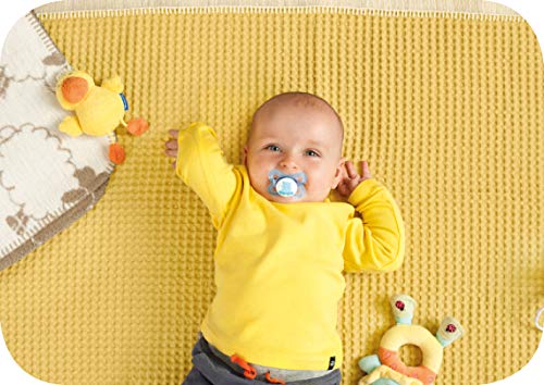 MAM Original Baby Pacifier, Nipple Shape Helps Promote Healthy Oral Development, Sterilizer Case, Attitude/Girl, 0-6 (Pack of 2)