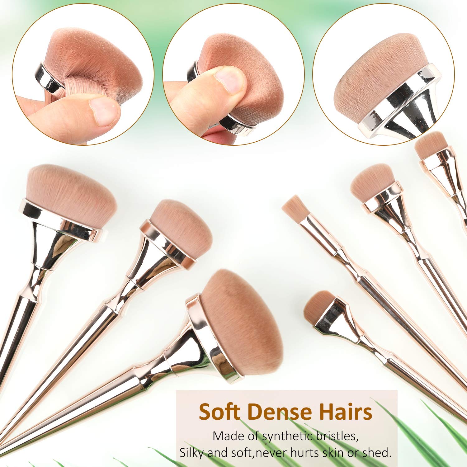 Logiverl 15 Pieces Eye Makeup Brushes Included Eyeshadow Eyebrow Concealer Blending Mini Fan Brush with Wooden Handle(Pink)……