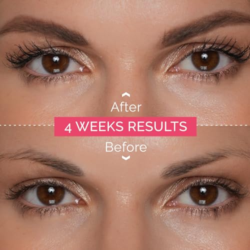 RB RENATA BEAUTY Lash and Brow Tint Kit – Eyelash & Eyebrow Tint Set – Dye Kit with Color Tint, Cream Developer and Styling Brush – Long-Lasting Effect Up to 4 Weeks – 30 Applications [Brown]