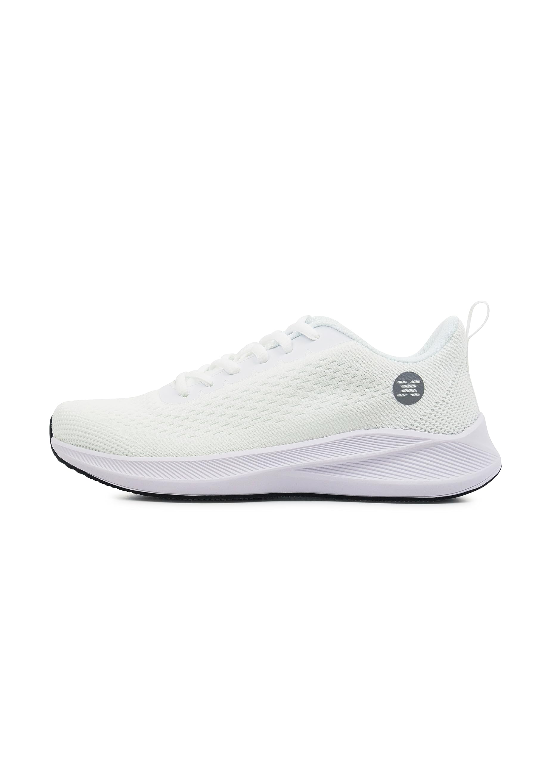 RBX Unisex Adult Athletic Shoe, Lightweight Breathable Knit Mesh Quick Drying Running Shoe, Cushioned Footbed Performance Training Sneaker Unisex Gym Shoe for Men, Women Cool White W6.5 / M5