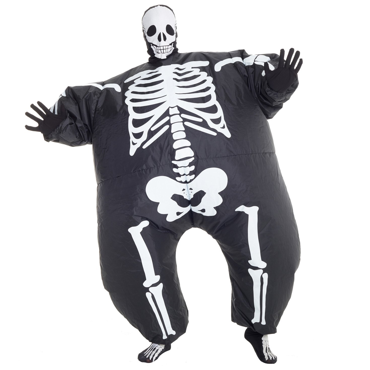 Morph Megamorph Halloween Inflatable Skeleton, Skeleton Blow Up Halloween Costumes, Skeleton Inflatables, Blow Up Suit