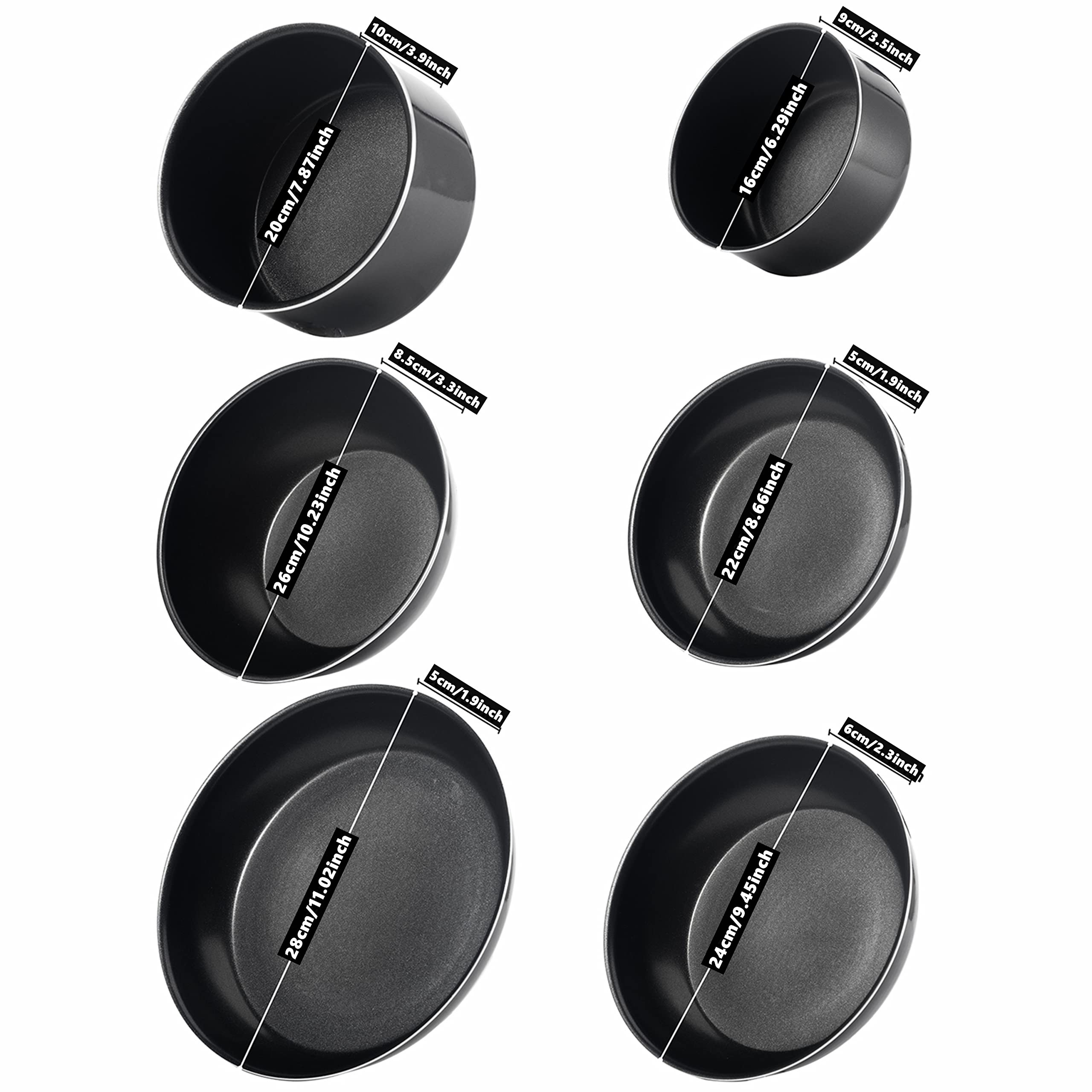 lzteck 24 Pieces Non-Stick Cookware Set,Removable Handles Stackable Pans and Pots Set with Silicone Pastry Mat, for RVs and Camping,Oven,Induction,Gas,Electric,Stovetops,Dishwasher Safe
