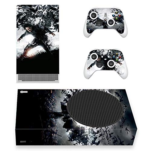 Vampire Movie Game Console Series S Console and Controller Skin Set, Skin Wrap Decal Kit