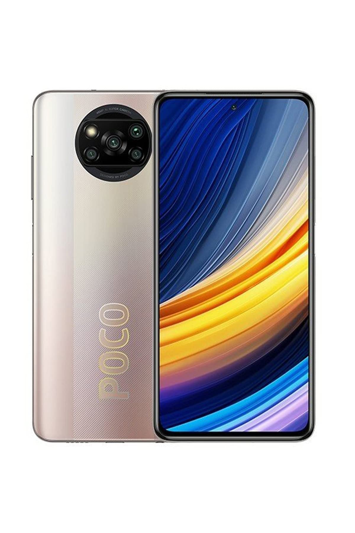 POCO, LLC Poco X3 Pro | 128GB 6GB RAM | Factory Unlocked (GSM ONLY | Not Compatible with VerizonSprintBoost) | International Version (Metal Bronze)