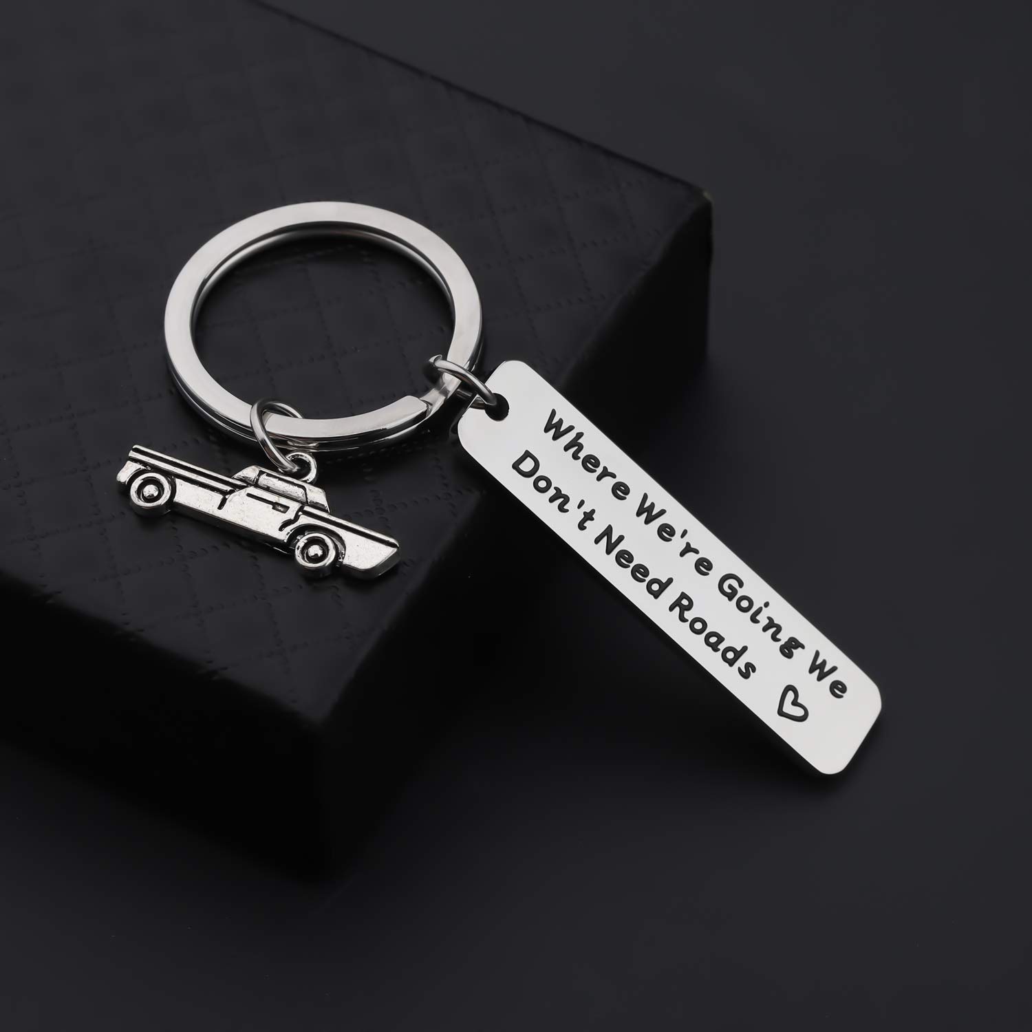 Lywjyb Birdgot Explorer Adventurer Gift Where We’re Going We Don’t Need Roads Gift (Need Road ky)