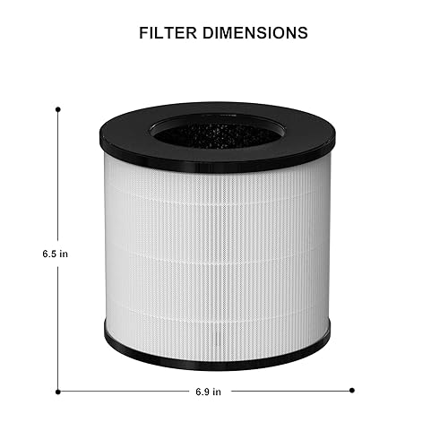MA-14 True HEPA Filter Replacement Compatible with Medify Model MA-14, MA-14W, MA-14B Series Air Cleaner Purifier, 3-in-1 True HEPA and Activated Carbon Air Filter, 2 Pack