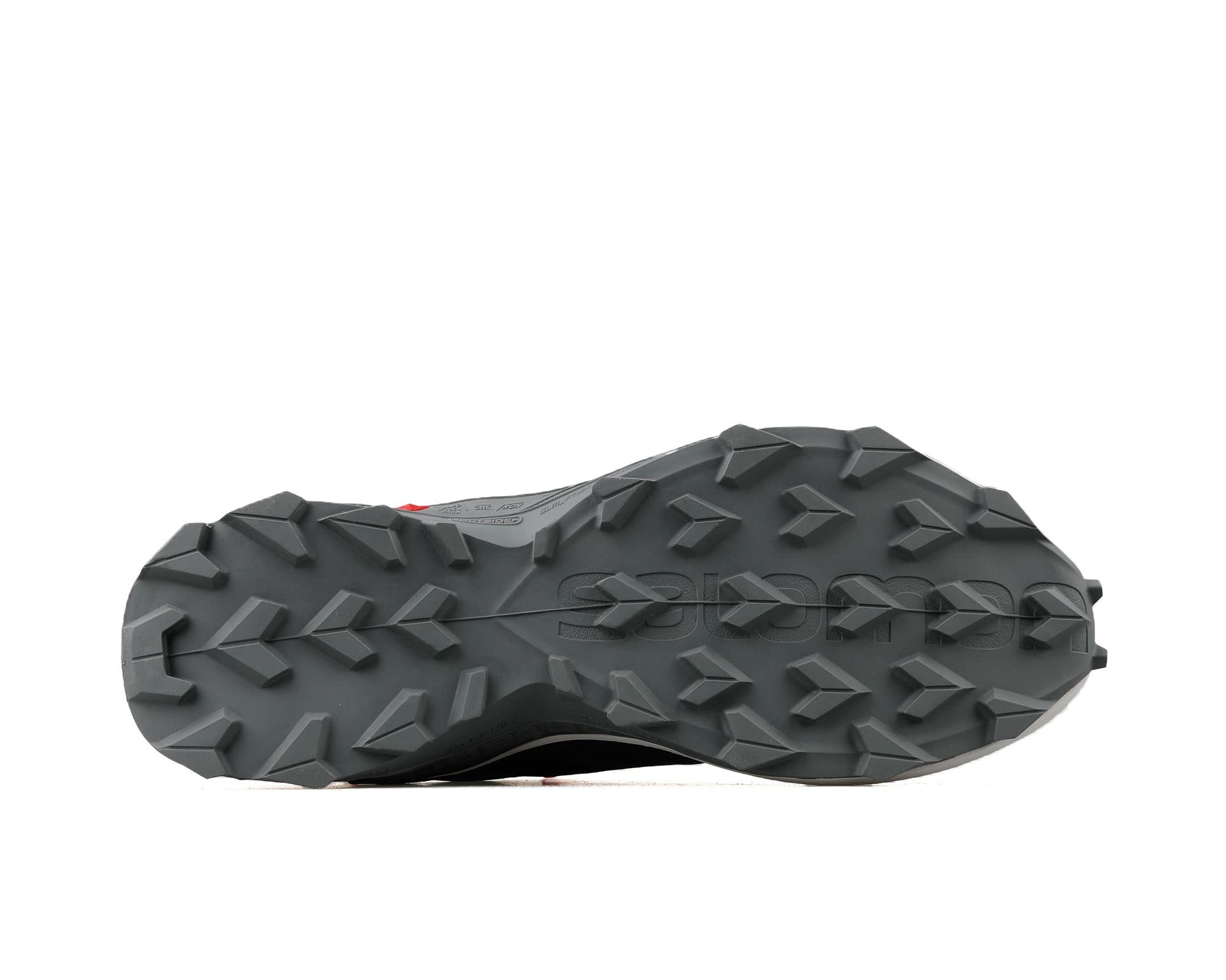 Salomon Supercross 3 Trail Running Shoes for Men, Ebony/Lunar Rock/Quiet Shade, 8