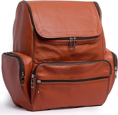 Leather Backpack for Men and Women - Large Capacity Laptop Backpacks - Bookbags Travel Leather Backpack - College Backpack