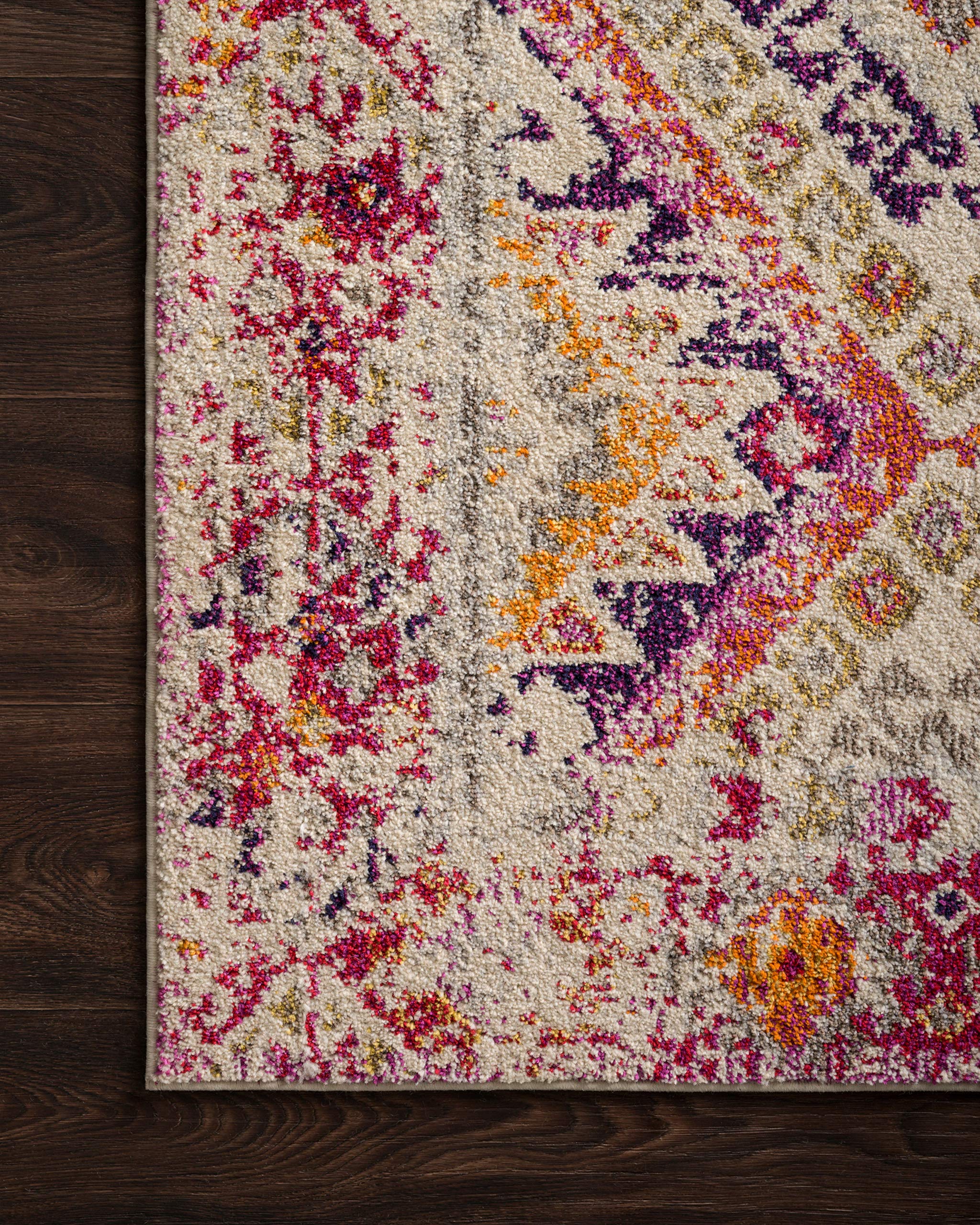 Loloi II Nadia Collection NN-07 Aqua/Navy, Transitional 3'-0" x 5'-0" Accent Rug