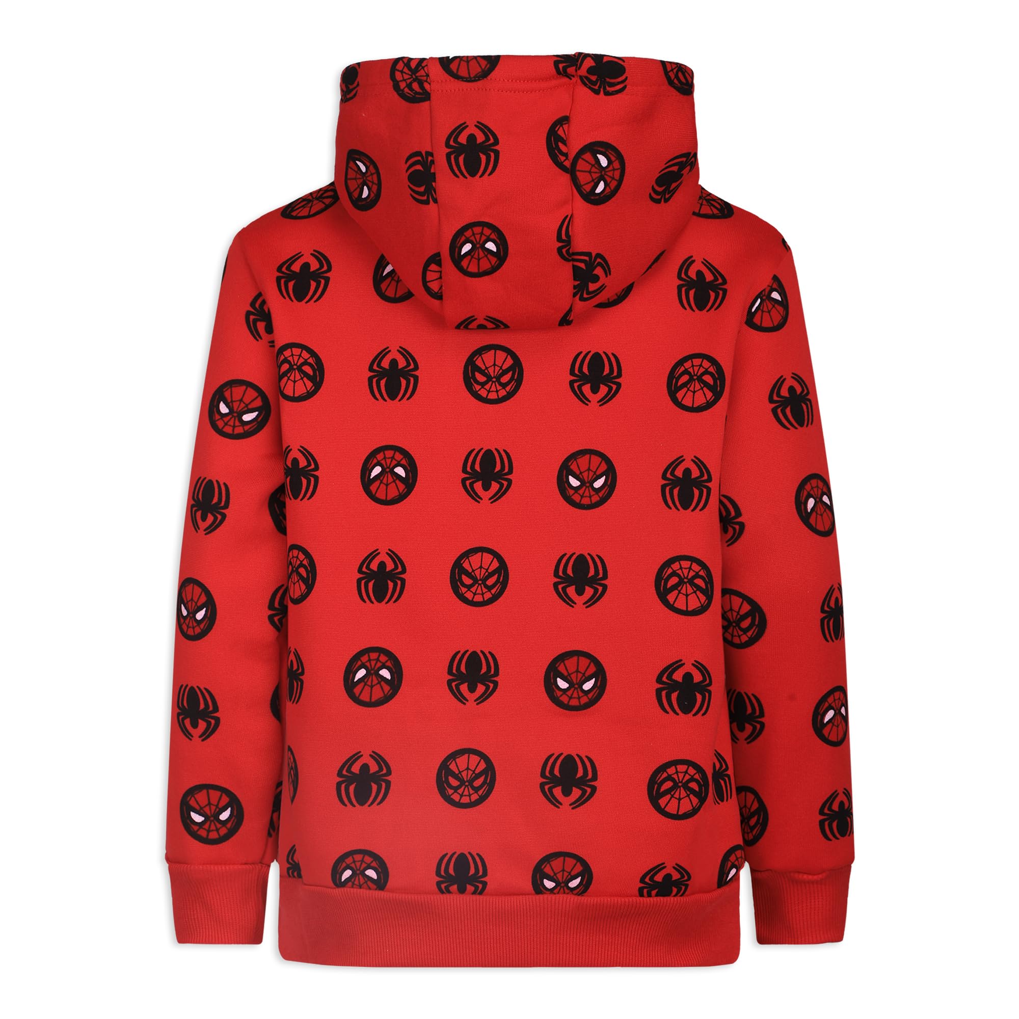 Marvel Spider-Man Boys 2 Pack Hoodies for Toddlers and Big Boys – Red/Black