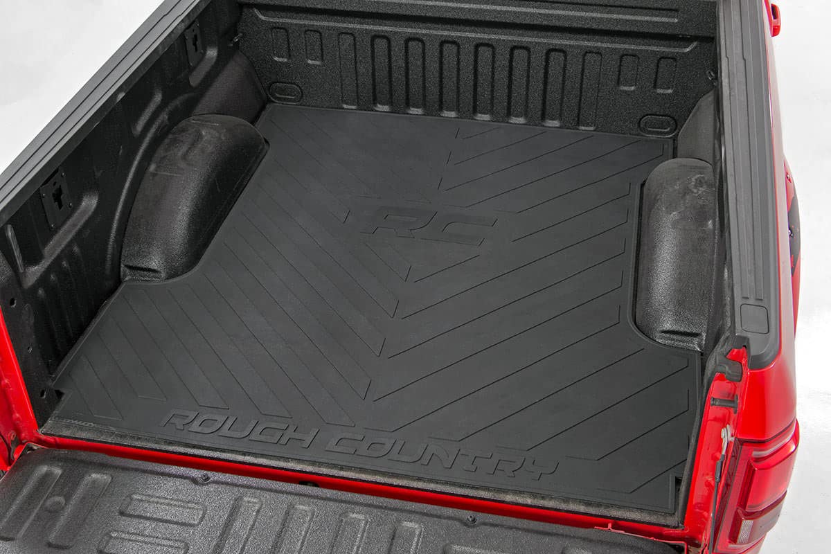 Rough Country Rubber Bed Mat for 2019-2023 Chevy/GMC 1500 | 5'10" Bed - RCM683