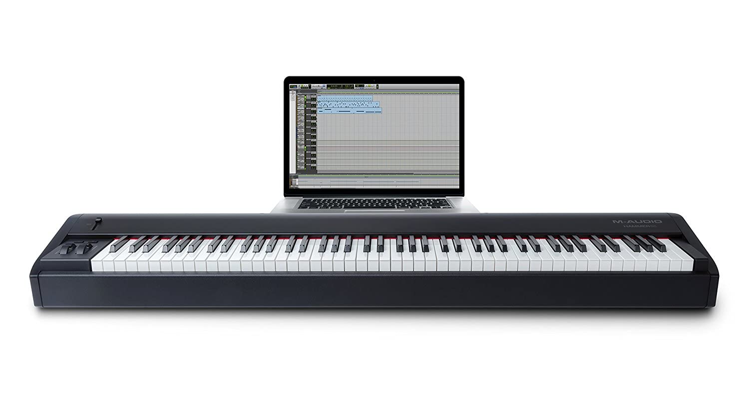 M-Audio Hammer 88 - USB MIDI Keyboard Controller with 88 Hammer Action Piano Style Keys Including A Studio Grade Recording Software Suite