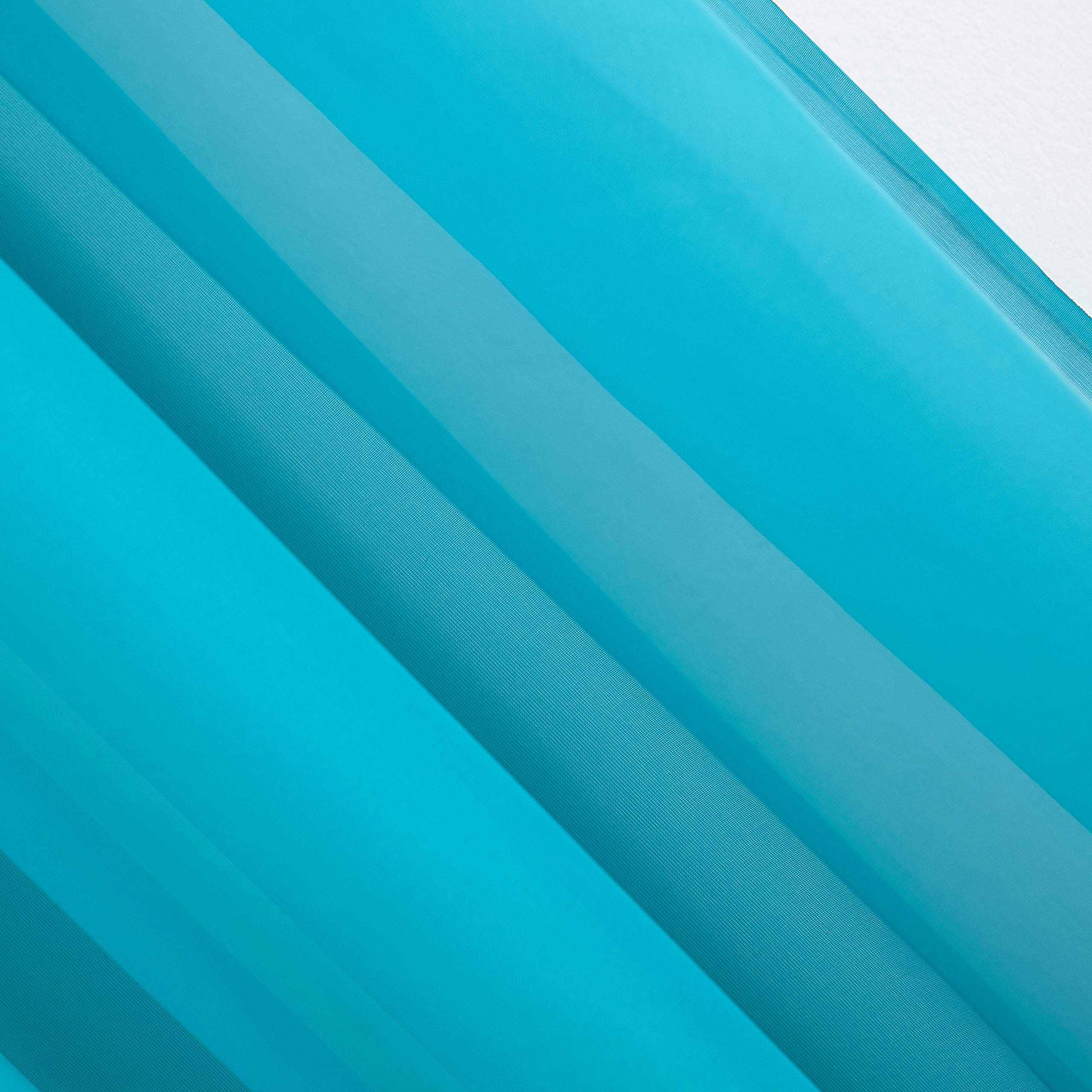 Mainstay Marjorie Sheer Voile Curtain Panel, 59"x63" Turquoise