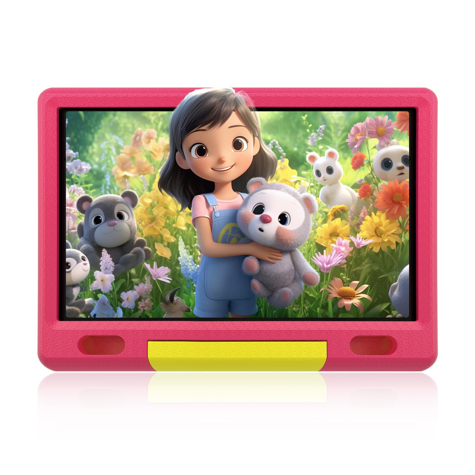 Mouikei Kids Tablet, 10 Inch Tablet for Kids, 2GB+32GB Android 12 Kids Tablets with Case, WiFi, Parental Control Mode, Dual Camera,1-Year Warranty
