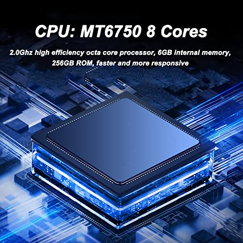 Tablet, 6GB 256GB for Android 11 10in Tablet Blue for Travel (US Plug)