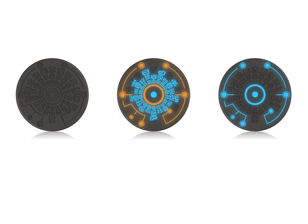 Sheikah Runes Wireless Charger Qi Phone Charging Pad LED Light Up Magic Circle Temple Elements