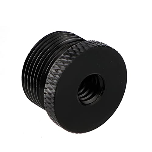 SAVITA 2pcs Mic Foot Adapter Screw Thread Adapter 1/4 Female to 5/8 Male Tripod Screw Adapter for Camera Monitor Microphone Stand