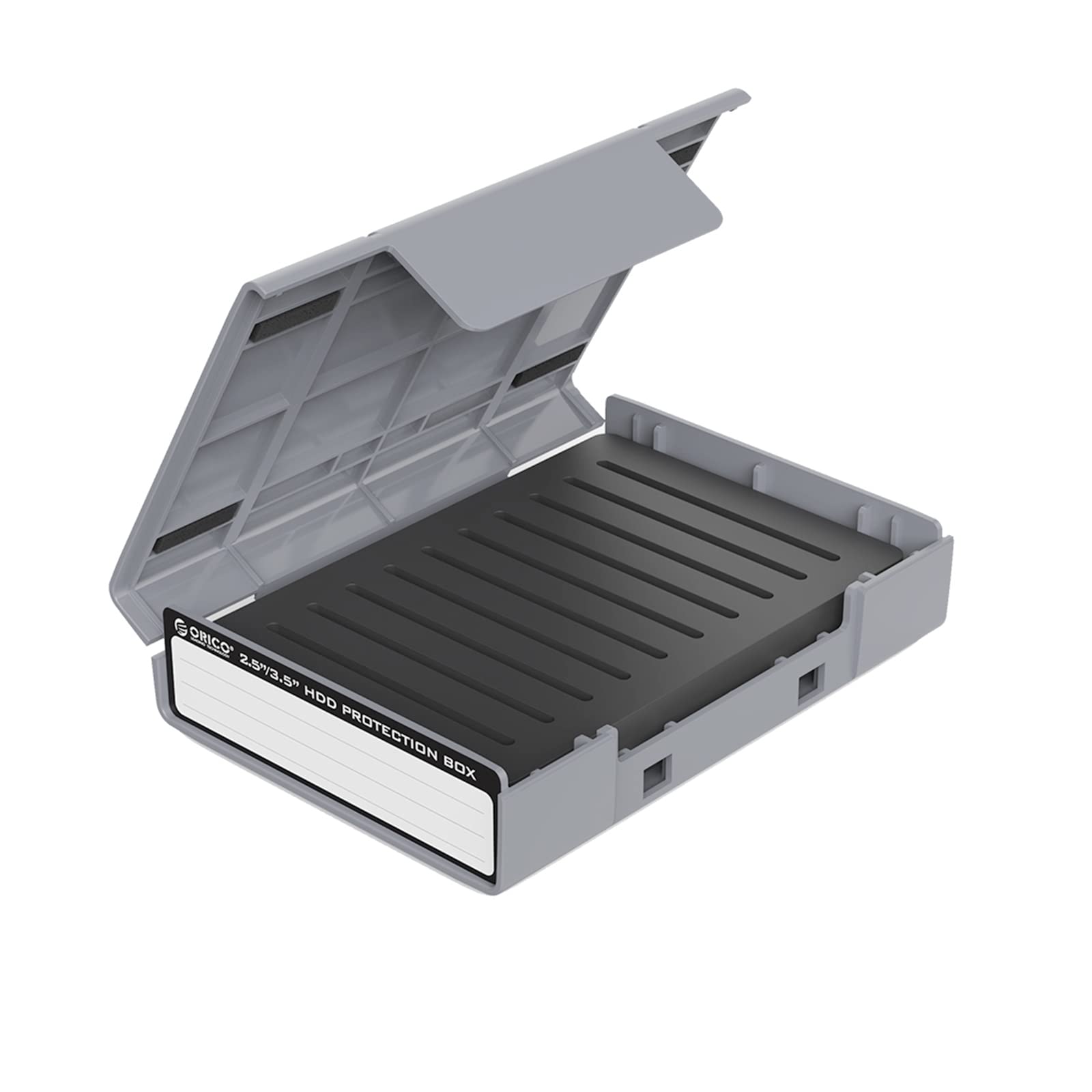 ORICO Hard Drive Case for M.2/3.5 inch SSD/HDD Waterproof & Shockproof External Hard Drive Carrying Case-PHPM2