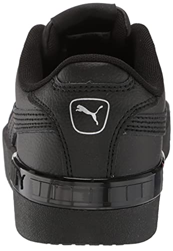 PUMA Women's Jada Lace Up Sneaker Black/Slvr 8 Medium US