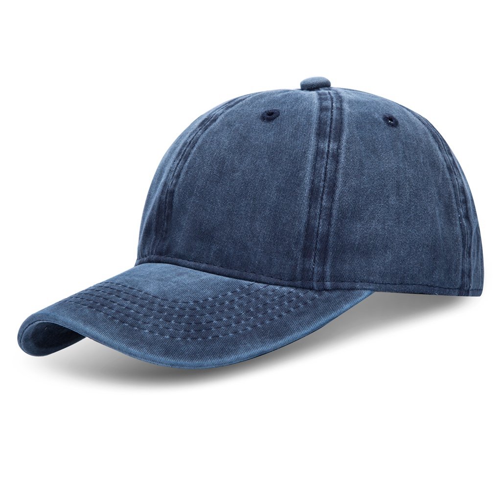 Men Women Custom Text Embroidered Denim Hat Team Christmas Adjustable Snapback Baseball Caps