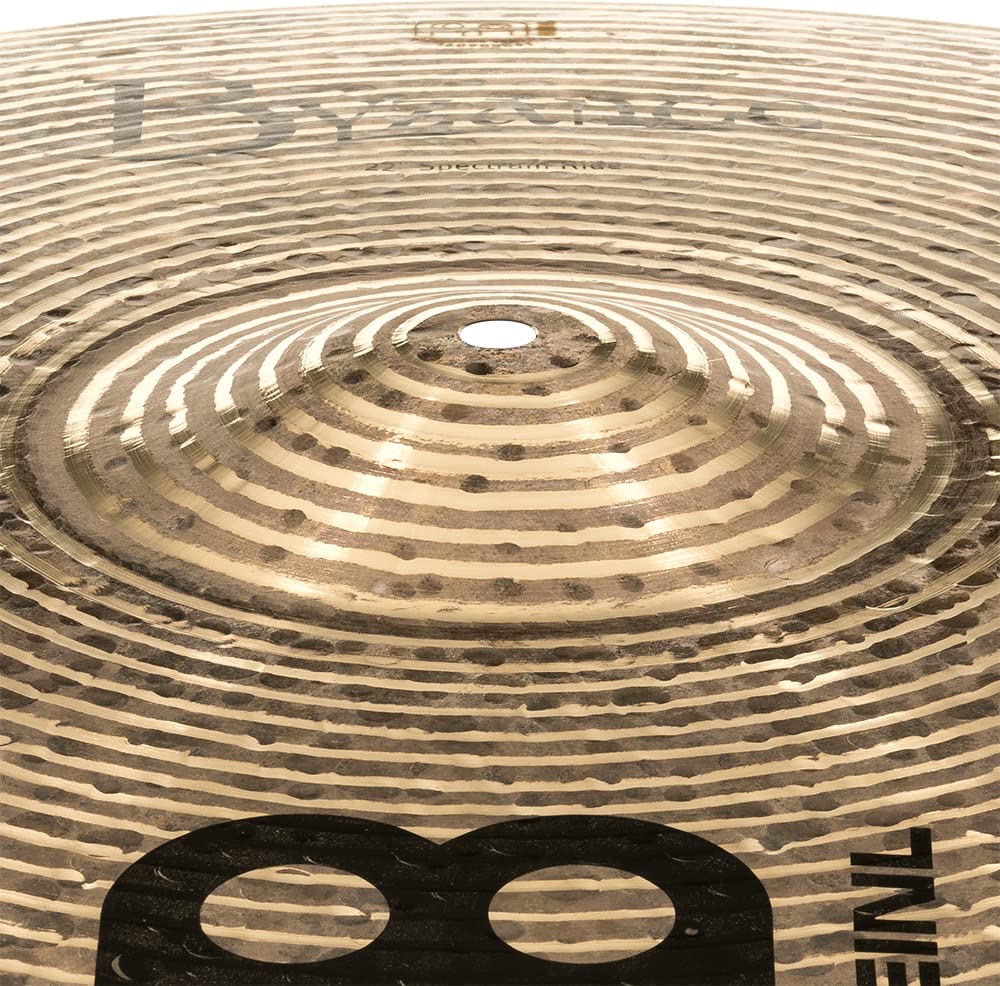 Meinl Cymbals Byzance 22" Dark Spectrum Ride, Rodney Holmes Signature — Made in Turkey — Hand Hammered B20 Bronze, 2-Year Warranty, B22SR