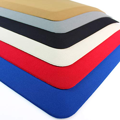 Ultralux Premium Anti-Fatigue Floor Comfort Mat, Durable Ergonomic Non-Slip Kitchen Standing Mat, 3/4β Thick, 16β x 24β, Multi-Purpose Standing Support Pad, Home, Office, Garage, Kitchen Rug, Gray