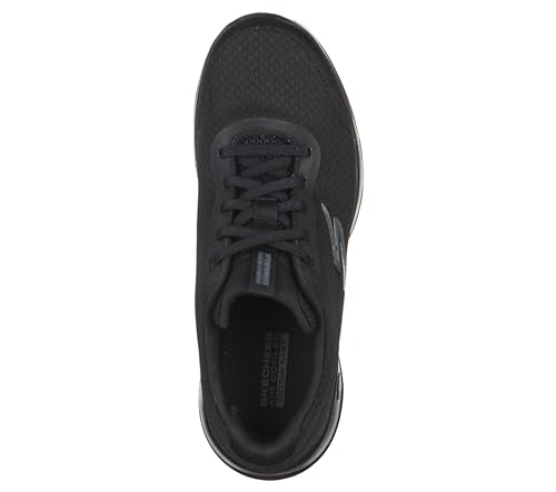 Skechers Women's Go Walk Joy-Ecstatic Sneaker, Black, 8