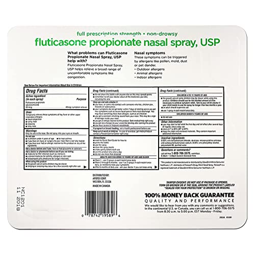 Members Mark Fluticasone Propionate Nasal Spray (6 pk, 0.54 fl. oz. Bottle)