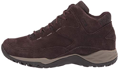 Merrell womens Addison Mid Leather Waterproof Q2 Hiking Boot, Espresso, 6.5 US