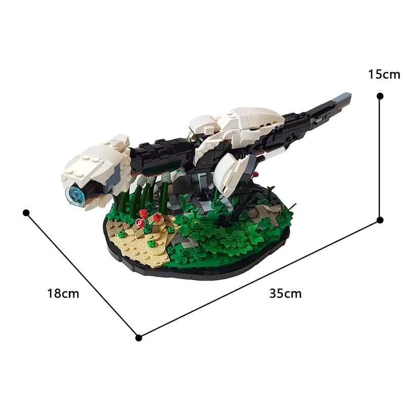 Zero Dawn Corruptor War Machine Building Set,Game Monster Scarab Robot Figure Building Brick Model Toy,Construction Toys for Kids, Boys and Girls (332Pcs) (Broadhead 339Pcs)
