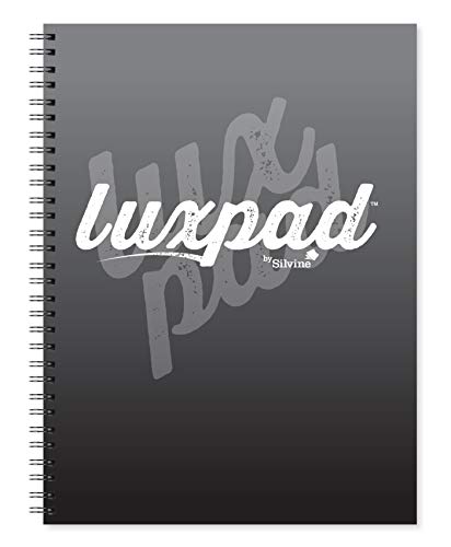 Luxpad A4 Twin Wire Casebound Notebooks in 3 Assorted Colours with 140 Feint Ruled Pages. [Pack of 6]