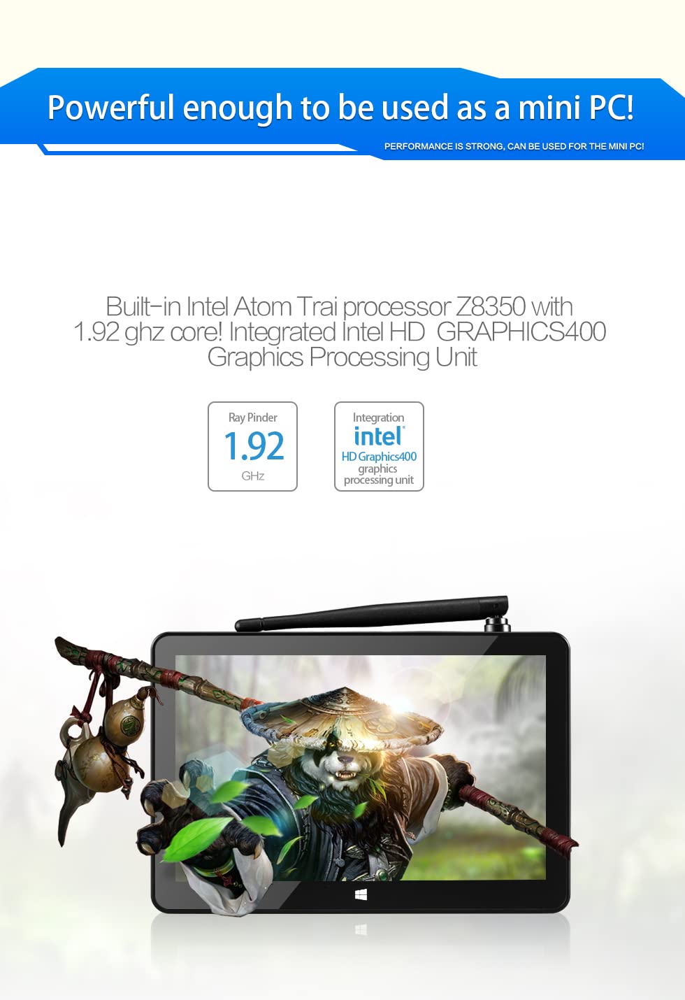 PIPO X8 Mini PC 7inch IPS Touch Screen Win10 OS Tablet PC Intel Z3735/Z8350 Quad Core 2G RAM 32G/64G ROM BT RJ45 USB PC (X8S (2GB+64GB))