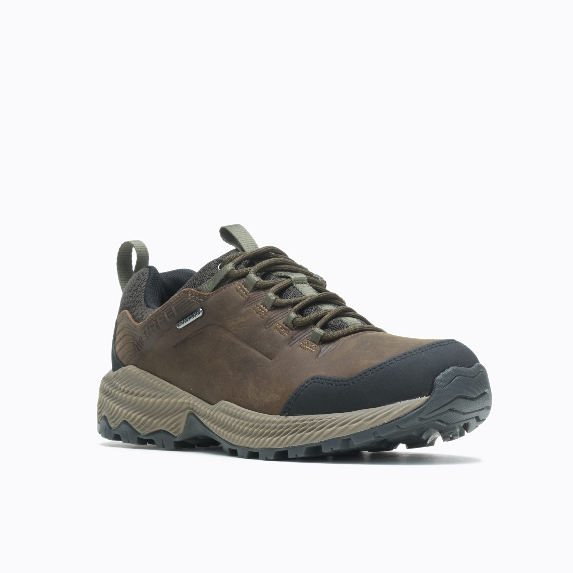Merrell FORESTBOUND WP Hiking Shoe, TAN, 11 M US