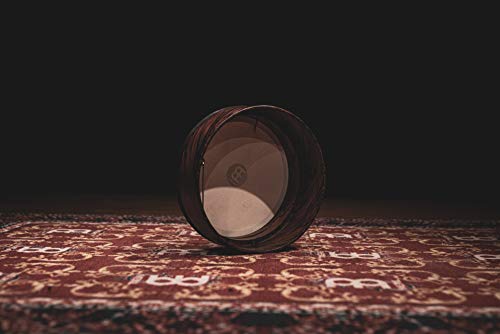 Meinl Percussion 14" Frame Drum, Extra Deep Shell Irish Bodhran-NOT MADE in CHINA-Goat Skin Head, Brown Burl, 2-YEAR WARRANTY, FD14IBO