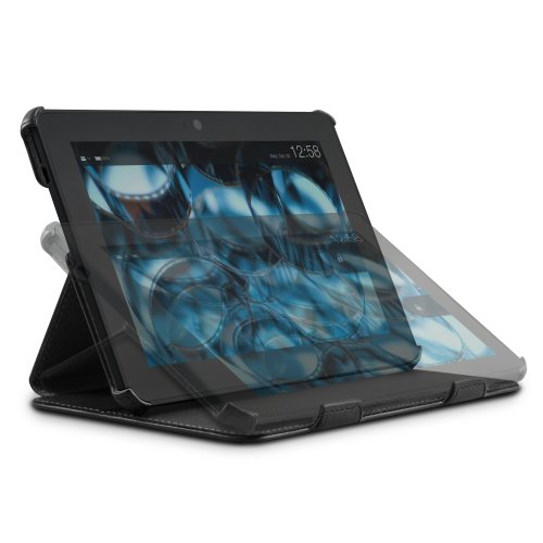 MarBlue Slim Hybrid Standing Case for Kindle Fire HDX 7", Black
