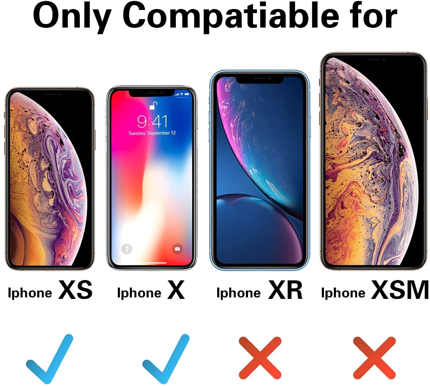 OTOFLY Liquid Silicone Gel Rubber Full Body Protection Shockproof Case for iPhone Xs/iPhone X,Anti-Scratch&Fingerprint Basic-Cases,Compatible with iPhone X/iPhone Xs 5.8 inch (2018), (Ice Pink)