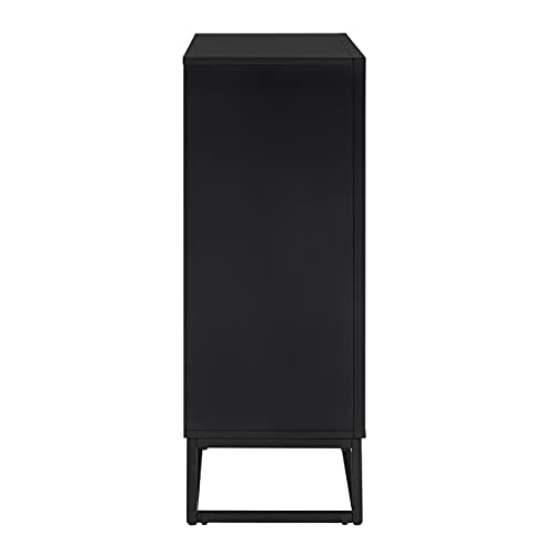 SEI Furniture Holly & Martin Frescan Electric Fireplace, New Black