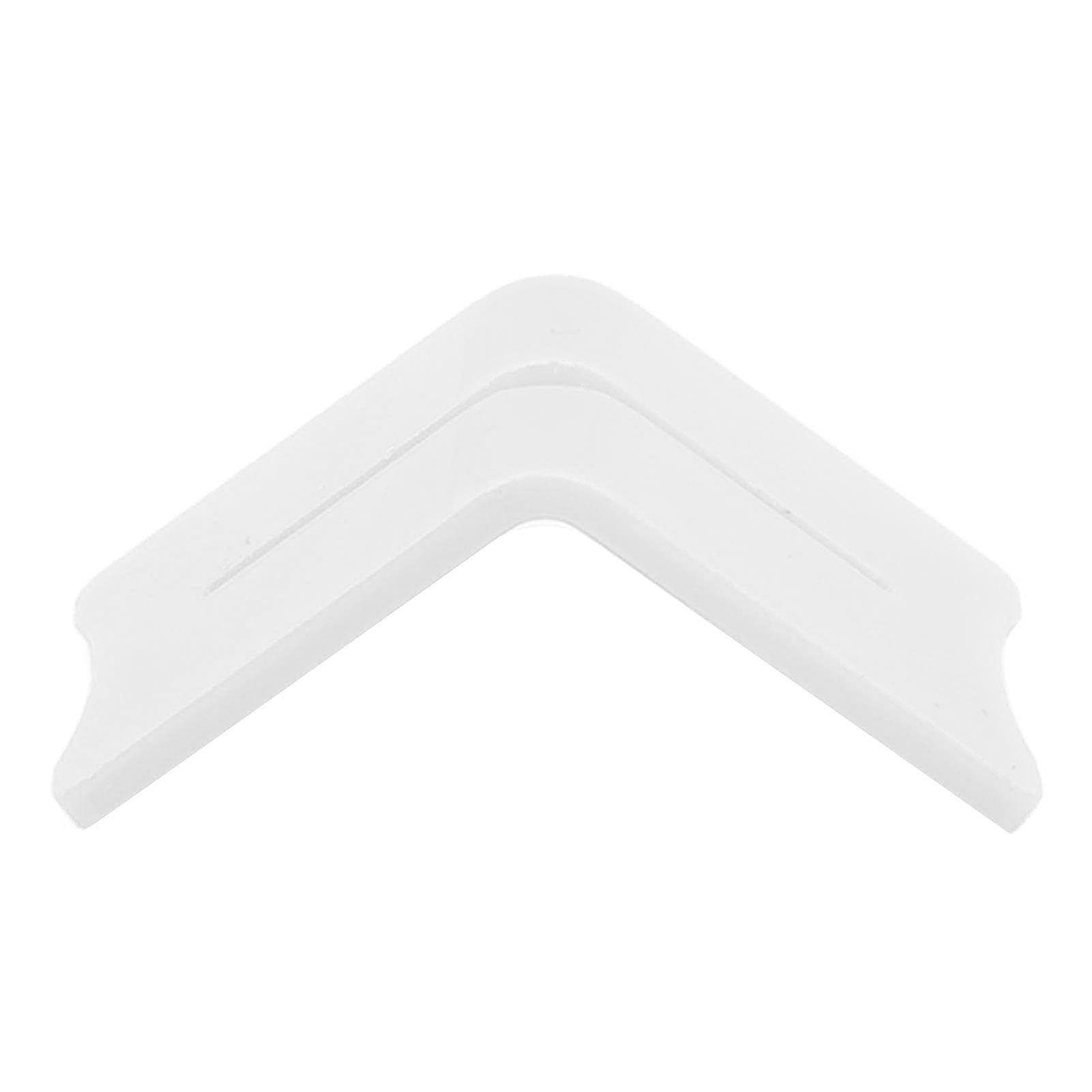 Photo Holder, High Durability Acrylic Photo Holder Decorative Reusable V Shape Stable for Dorm (White)