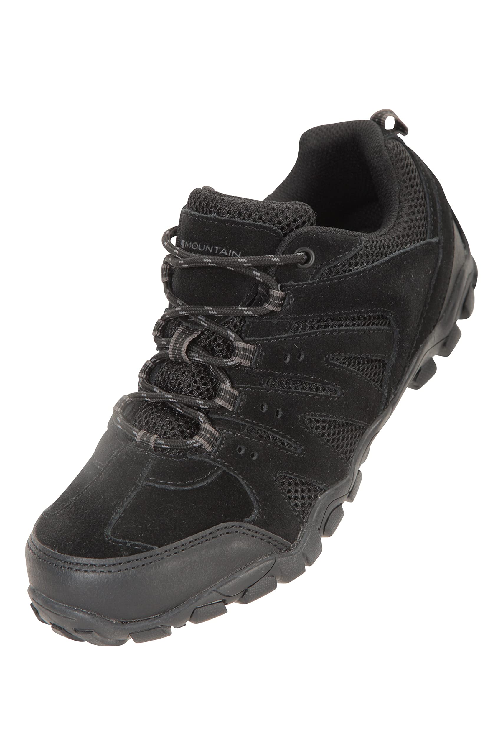 Mountain Warehouse Outdoor Womens Hiking Shoes Walking Sneakers Black Womens Shoe Size 7 US