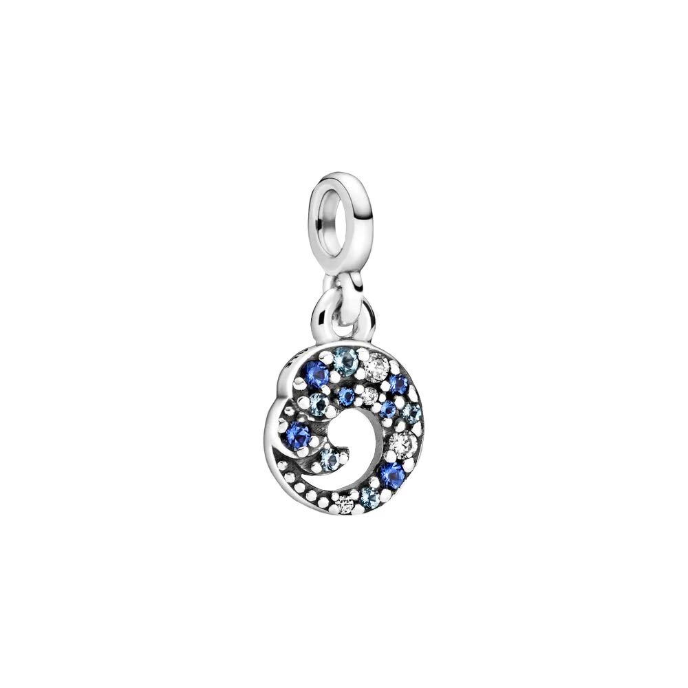 PANDORA My Blue Ocean Wave, Blue Crystal