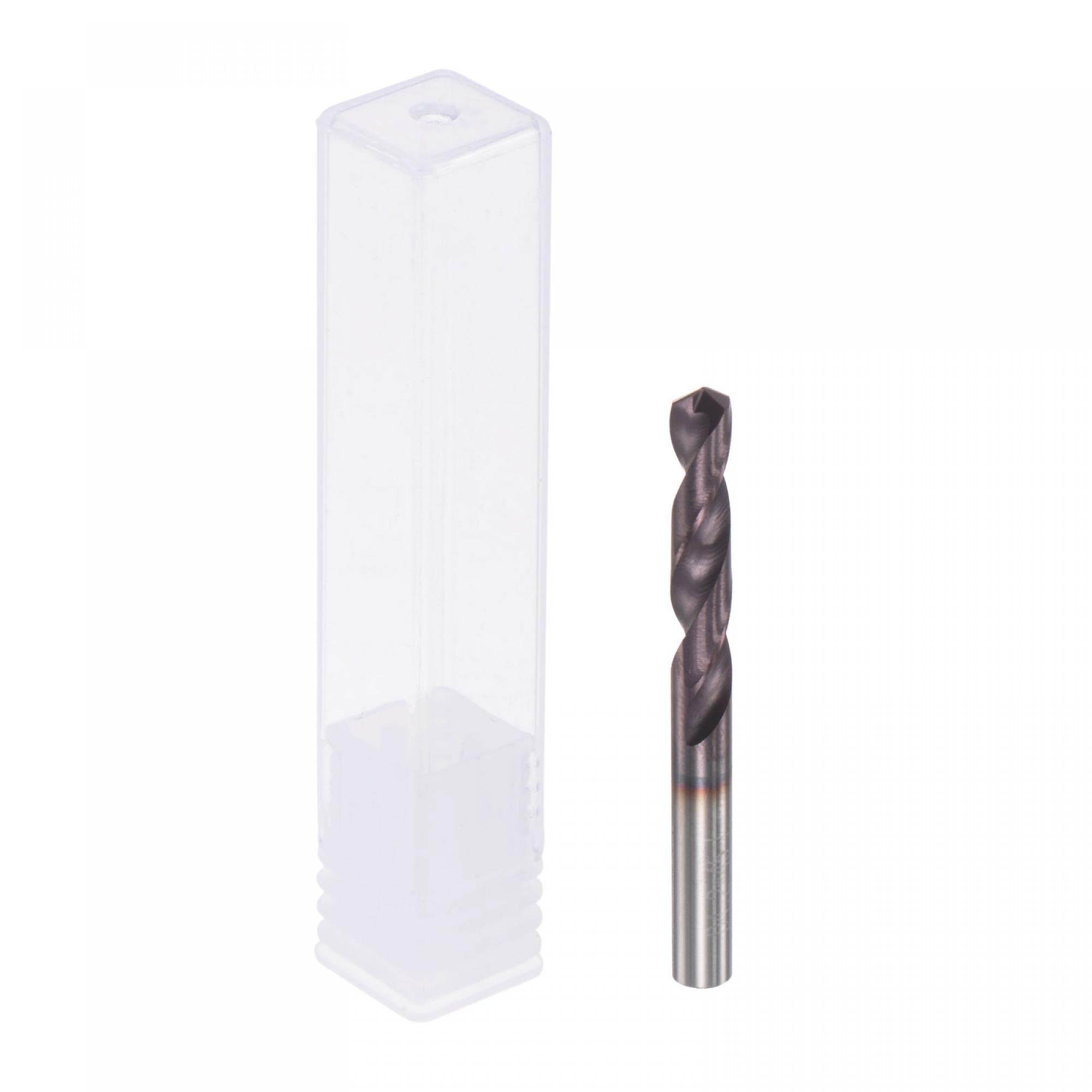 uxcell Carbide Twist Drill Bits 4.2mm, DIN K45 Tungsten Carbide AlTiSin Coated Jobber Drill Bits Straight Shank Drilling Cutter for Stainless Steel Alloy Steel